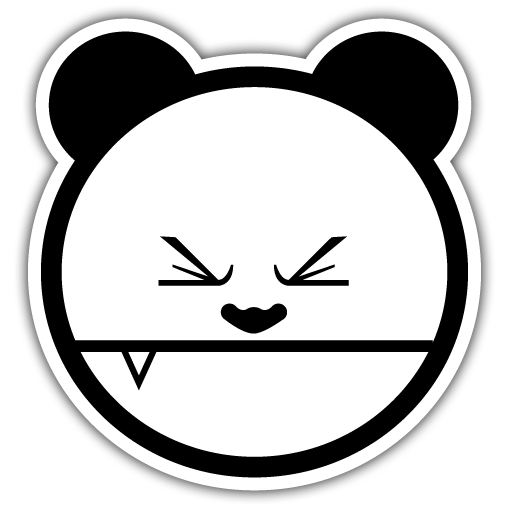 Angry Panda Bear JDM Vinyl Decal – JDM Shop Inc.