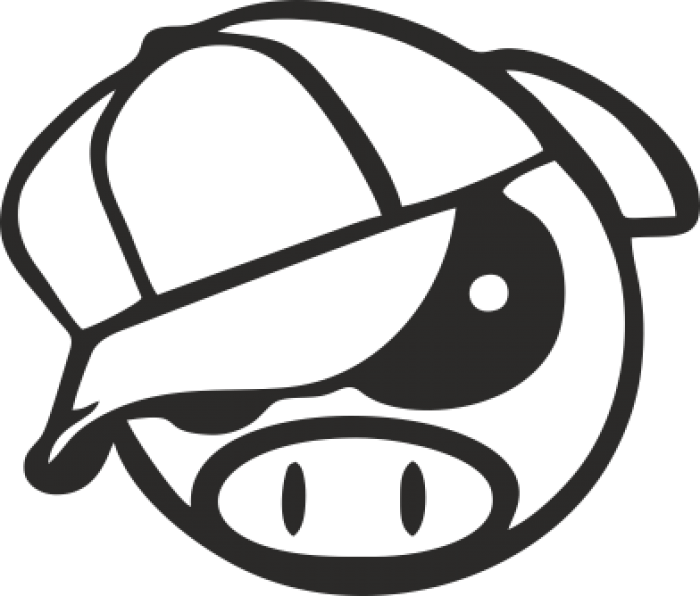 Rally Pig Hat JDM Vinyl Decal – JDM Shop Inc.