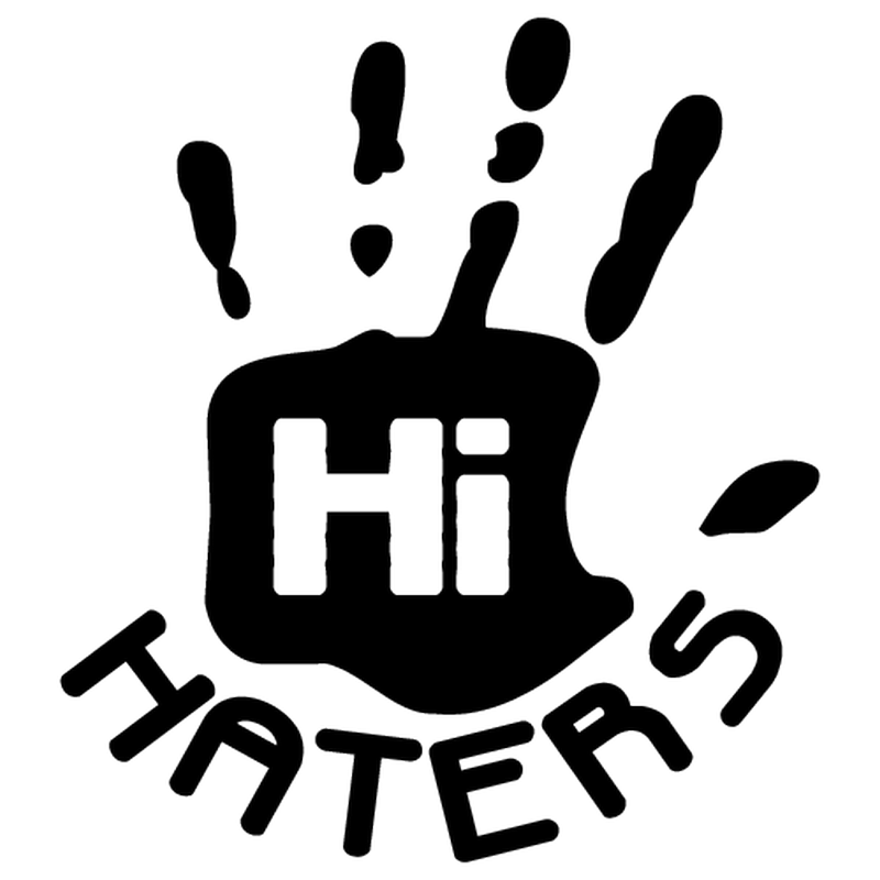 Hi Haters Hand JDM Vinyl Decal – JDM Shop Inc.