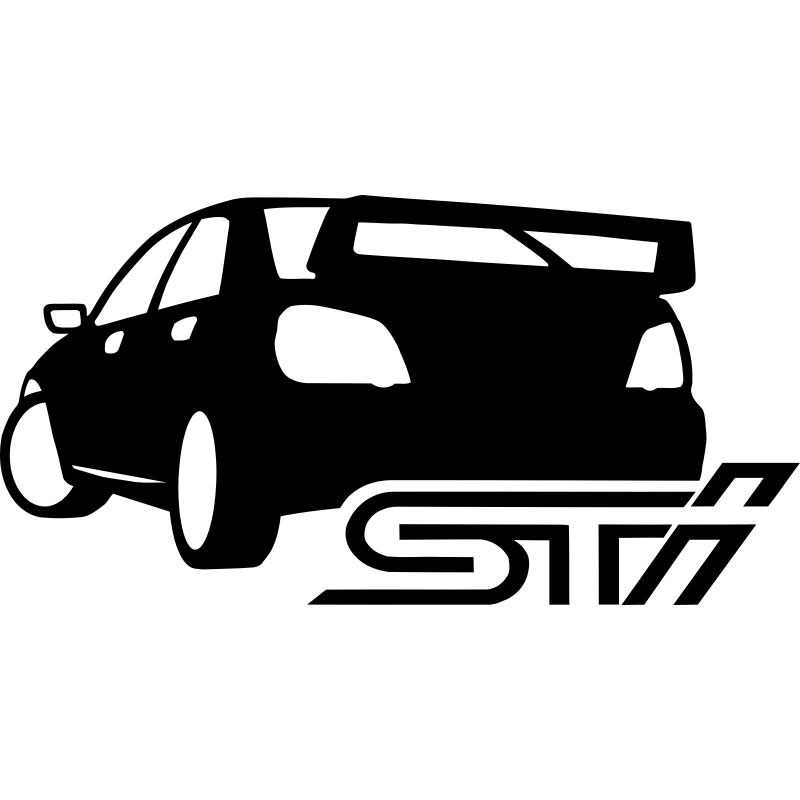 Subi STI JDM Vinyl Decal – JDM Shop Inc.